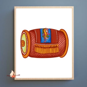 Tabla I Illustration Art Print I Music Art I Musical Instruments I ...
