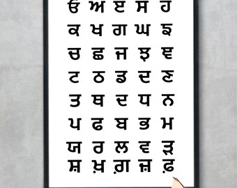 Art & Collectibles Punjabi art Perfect Gift,Digital Download Gurmukhi ...