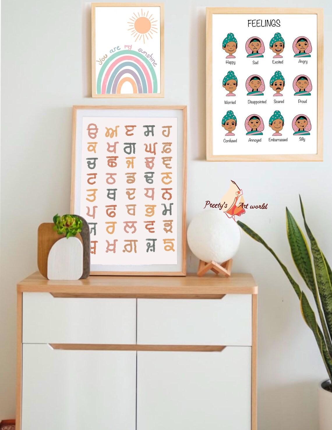 Punjabi Gurmukhi Alphabet Printable Poster I Punjabi Kids | Etsy Canada