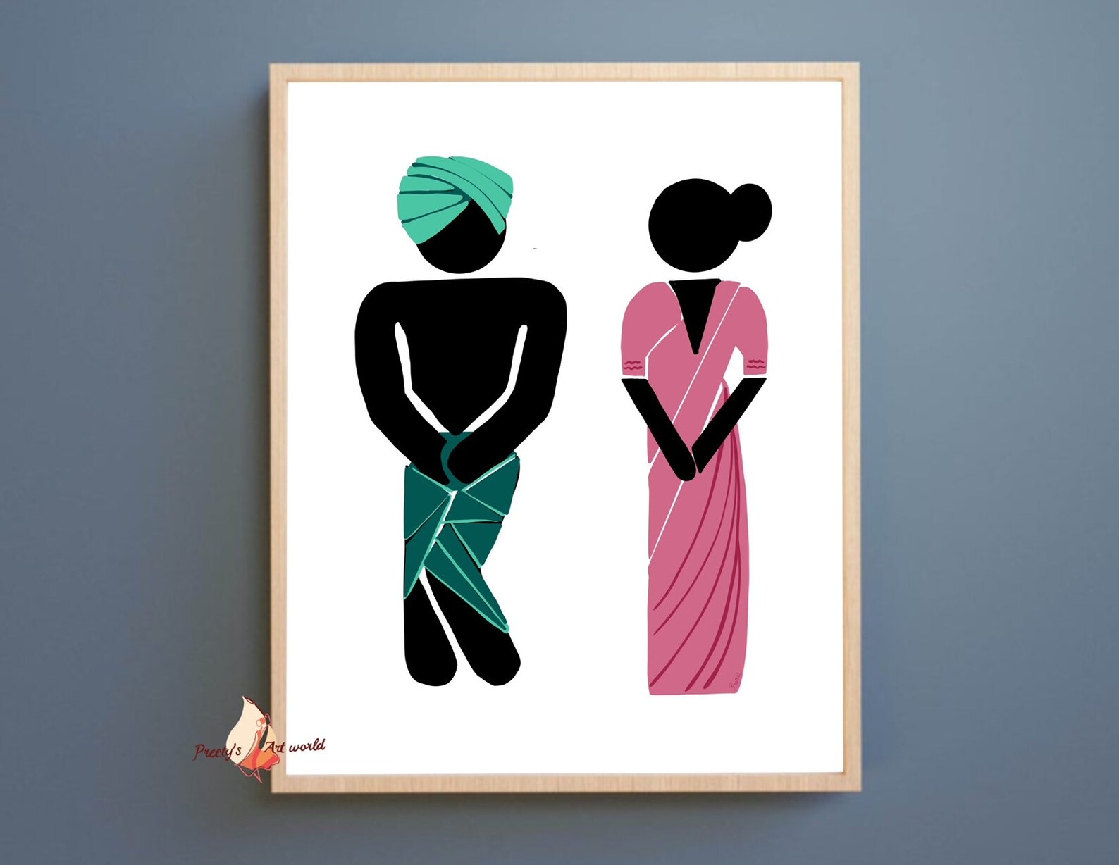 Indian Unisex Restroom Poster Sign I Bathroom Wall Decor I I | Etsy