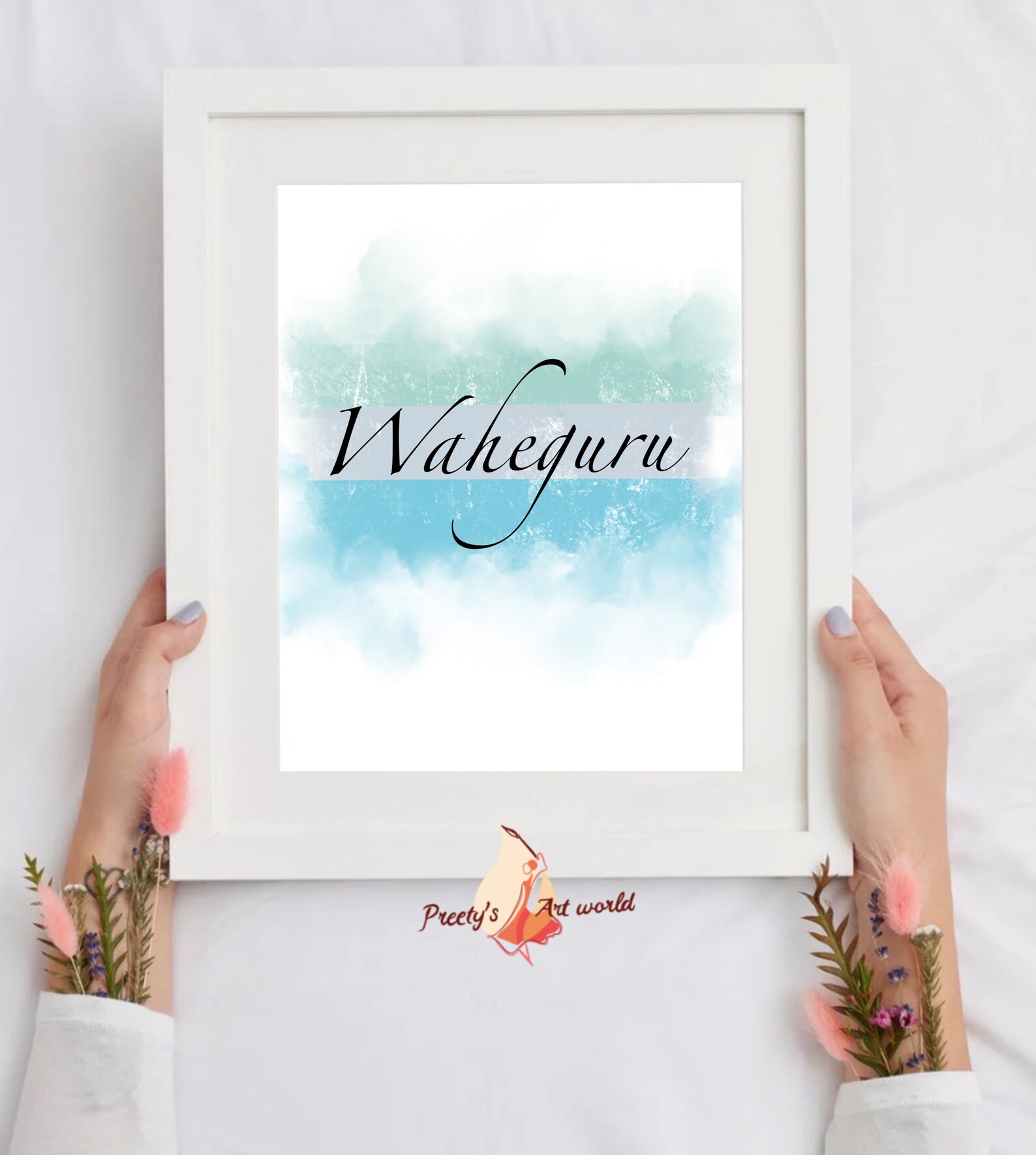 Waheguru Wall Art Printable Poster I Punjabi Home Décor I - Etsy