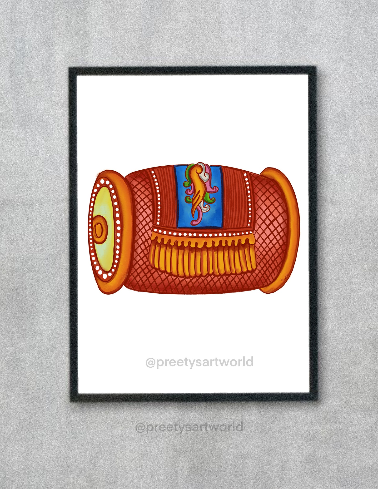 Tabla I Illustration Art Print I Music Art I Musical Instruments I ...