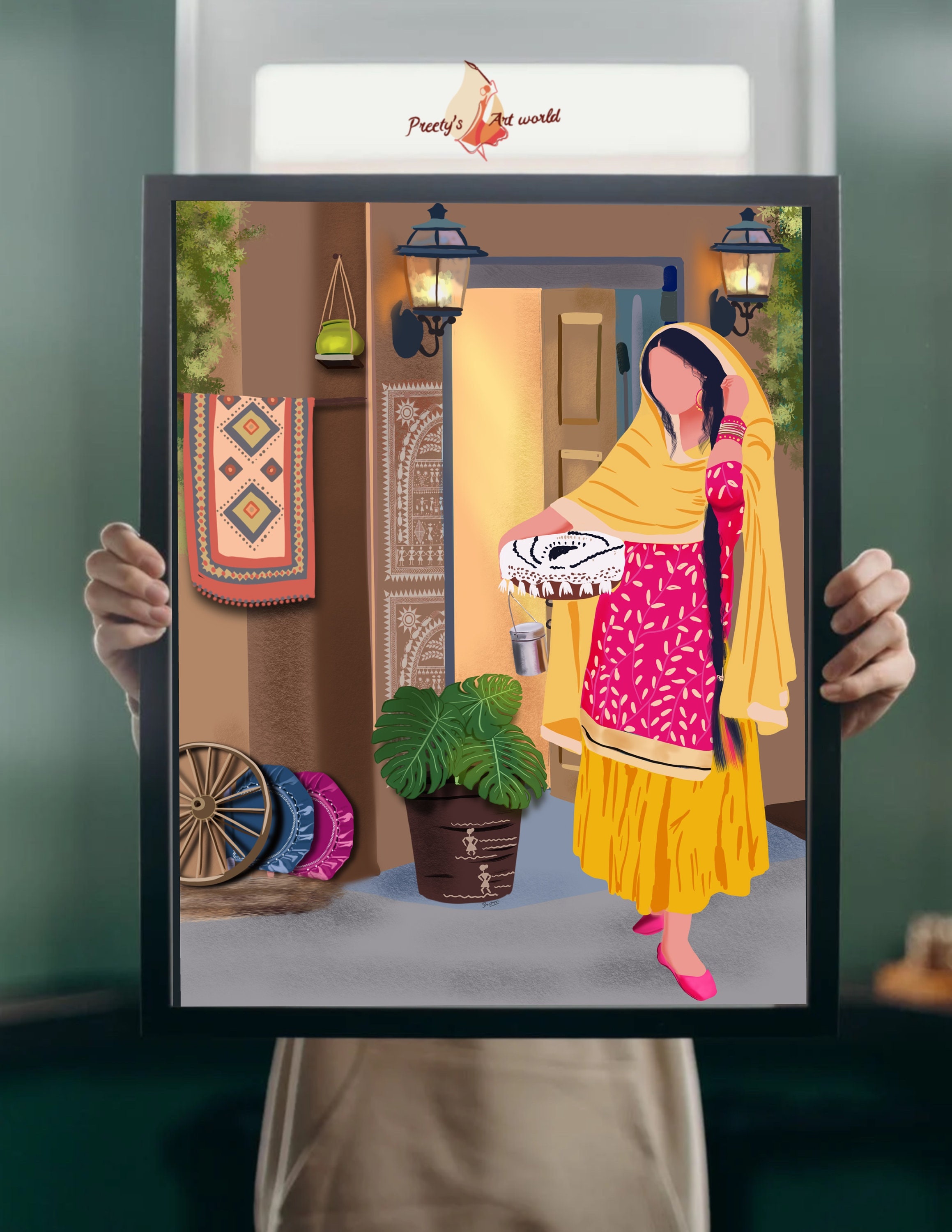 Punjabi Culture Art Print I Sikh Punjab Virsa Home Decor I | Etsy India