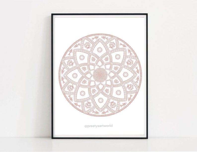 Set of 3 Satnaam Waheguru Mandala I Boho Sikhism Poster I Sikh - Etsy