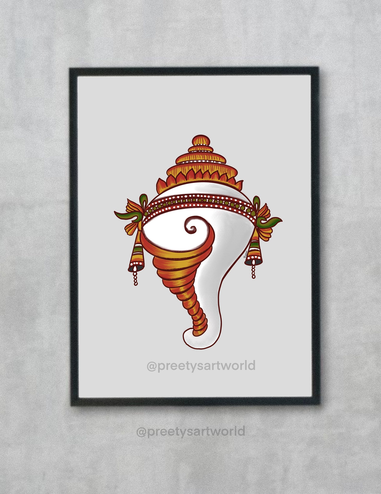 Shankh the Indian Conch Shell I Hindu Religion Puja Blowing Shankh ...