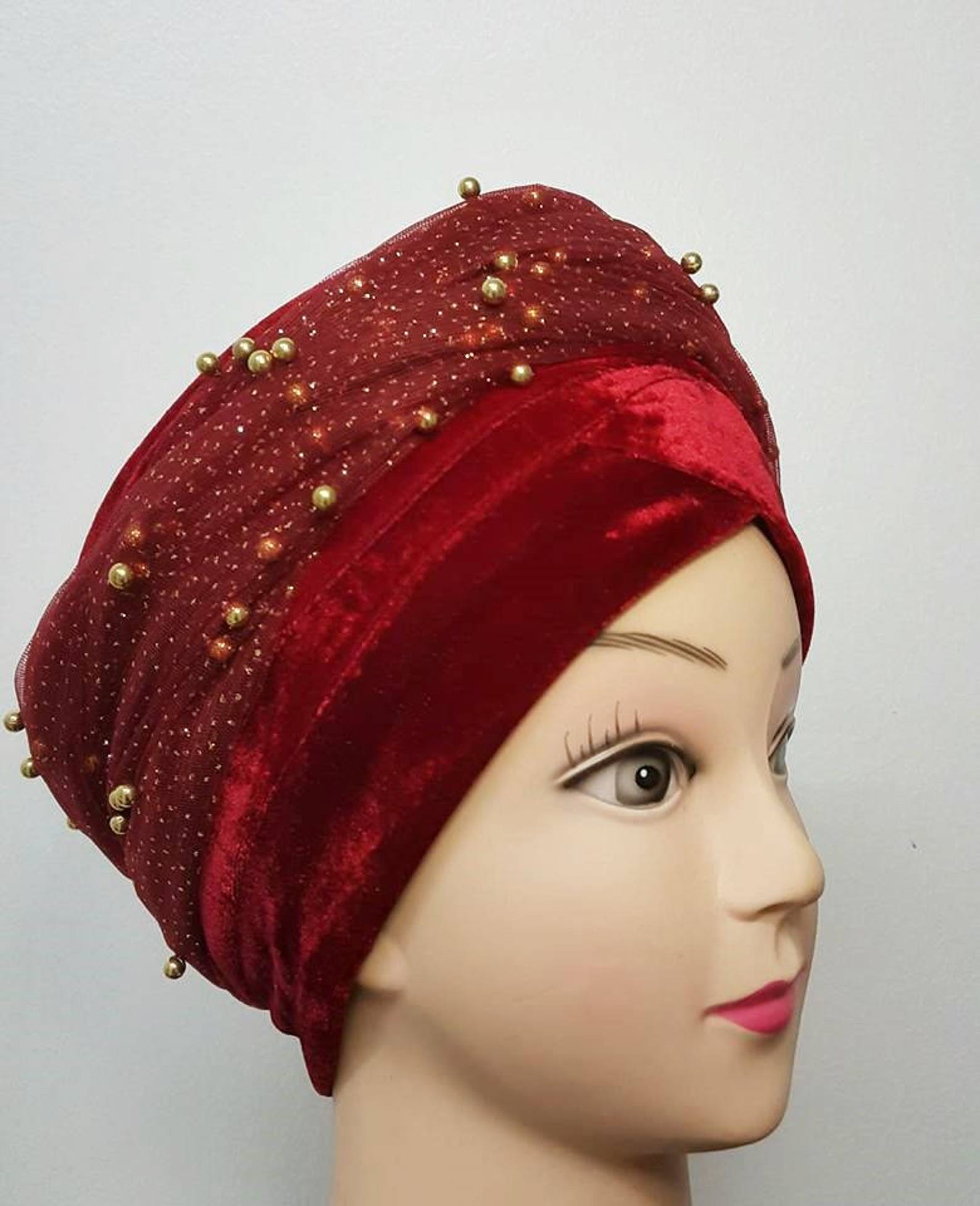 PEARL TURBAN WRAP - Etsy