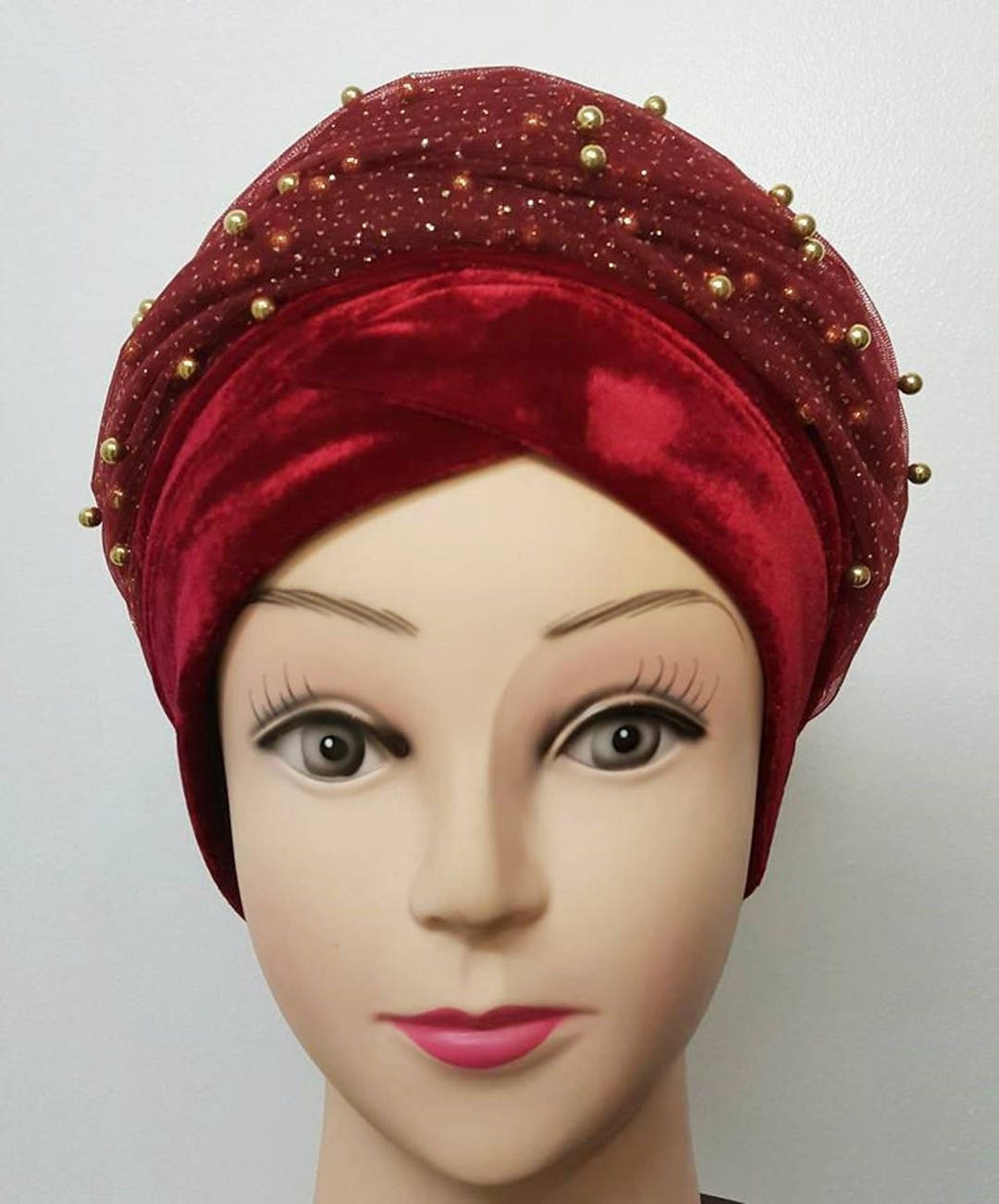PEARL TURBAN WRAP - Etsy