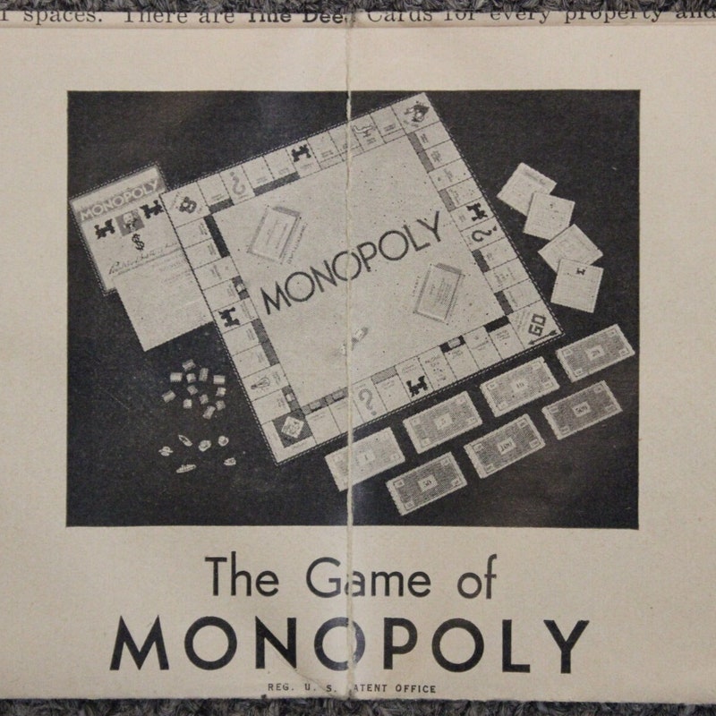 Monopoly Boardwalk Art - Etsy