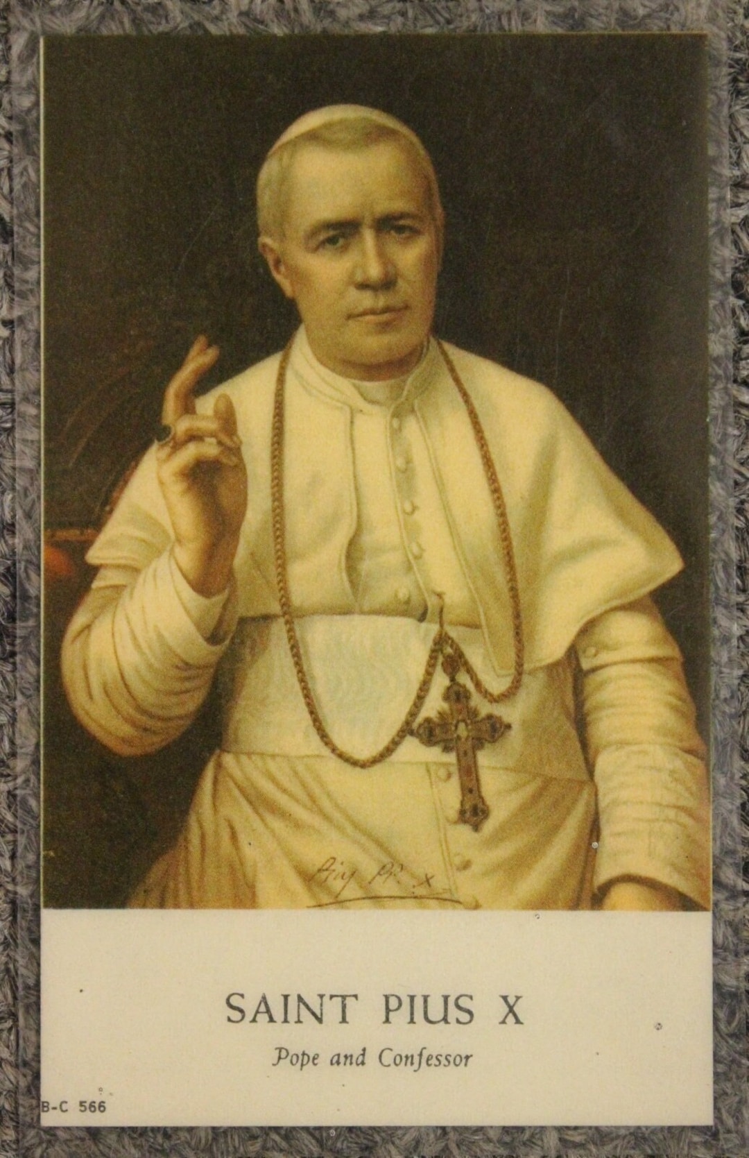 Laminated Saint Pius X: Pope and Confessor Catholic Prayer and Supplication Card - Etsy
