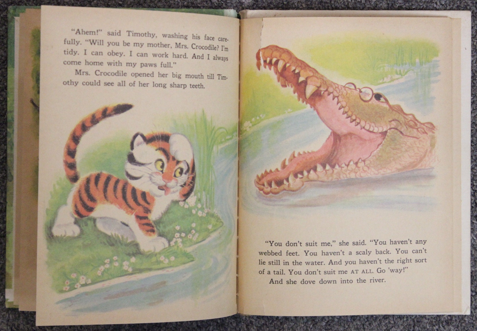 Timothy Tiger Tip-top Elf Book Marjorie Barrows W/ - Etsy