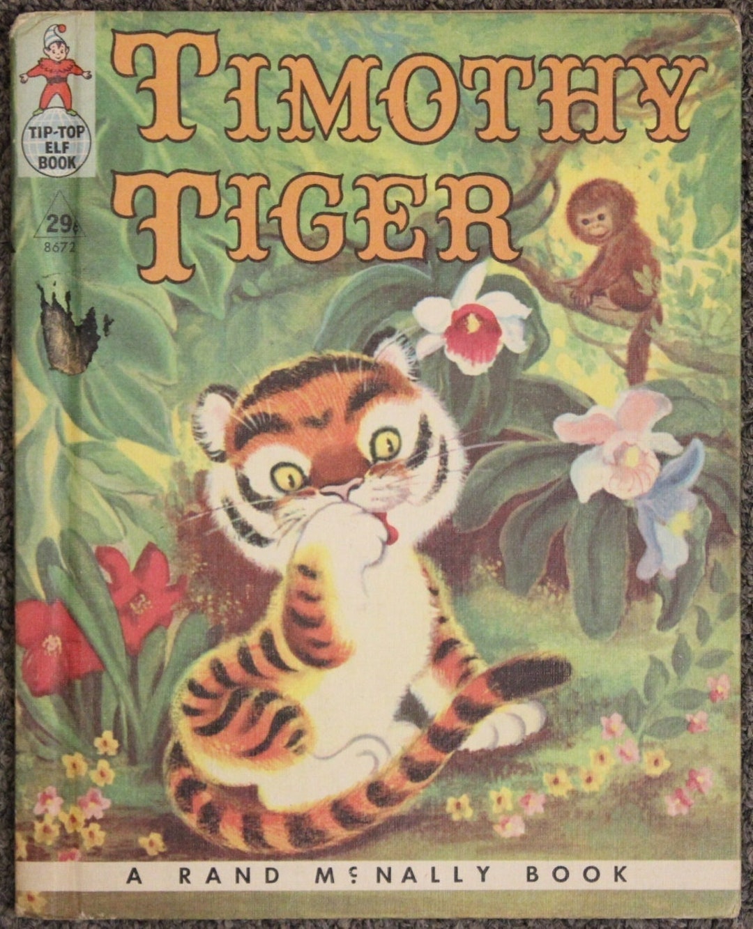 Timothy Tiger • Tip-top Elf Book | Marjorie Barrows W/ Illustrations by ...