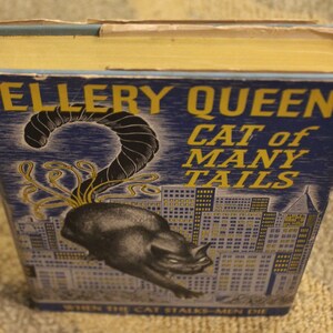 Cat of Many Tails Ellery Queen MCMXLIX 1949 Boston - Etsy