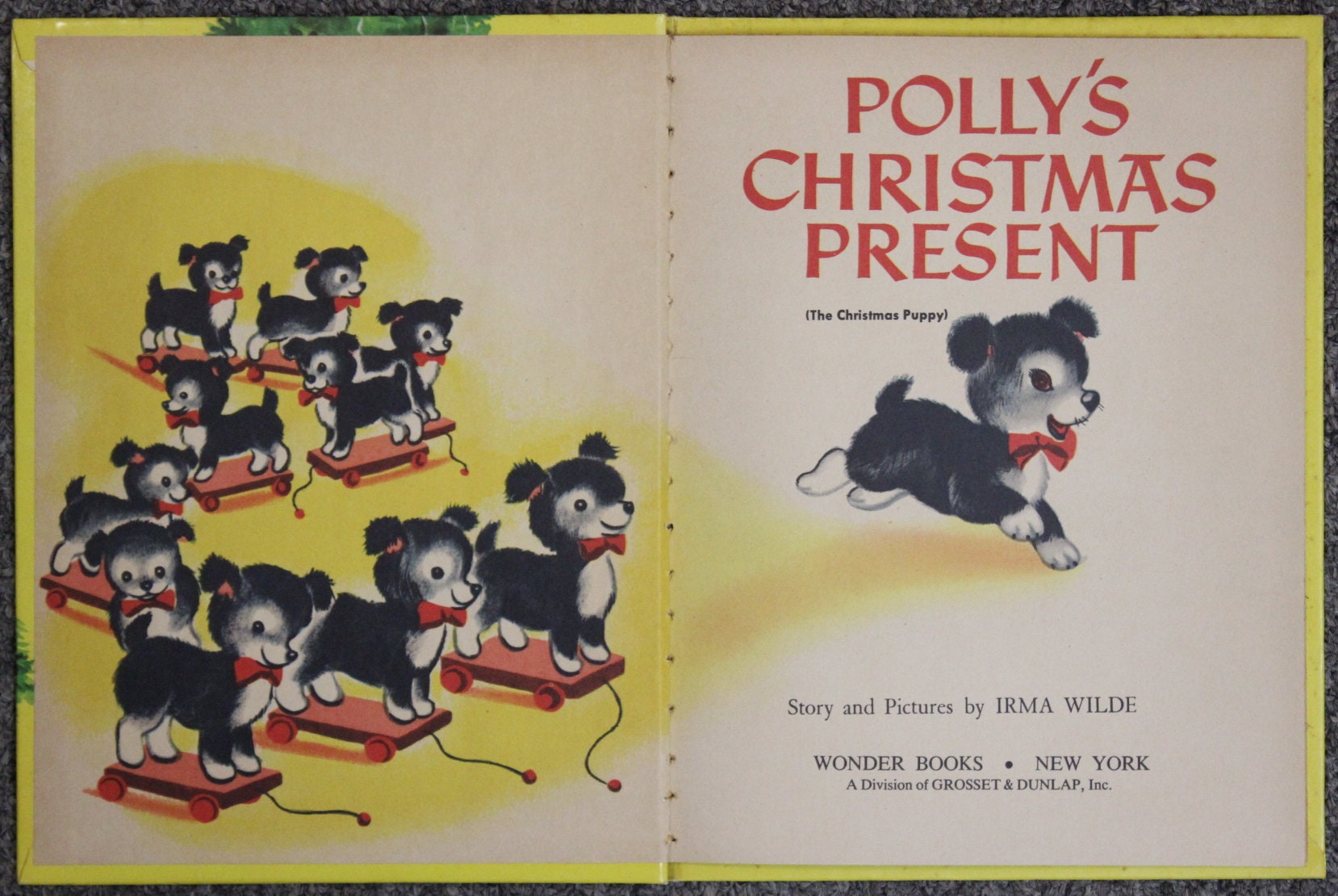Pollys Christmas Present the Christmas Puppy Irma Wilde - Etsy