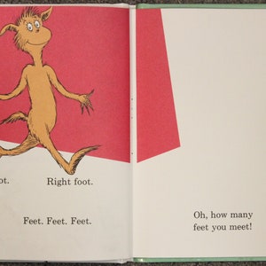 The Foot Book: Dr. Seuss, 1968 First Edition - Etsy