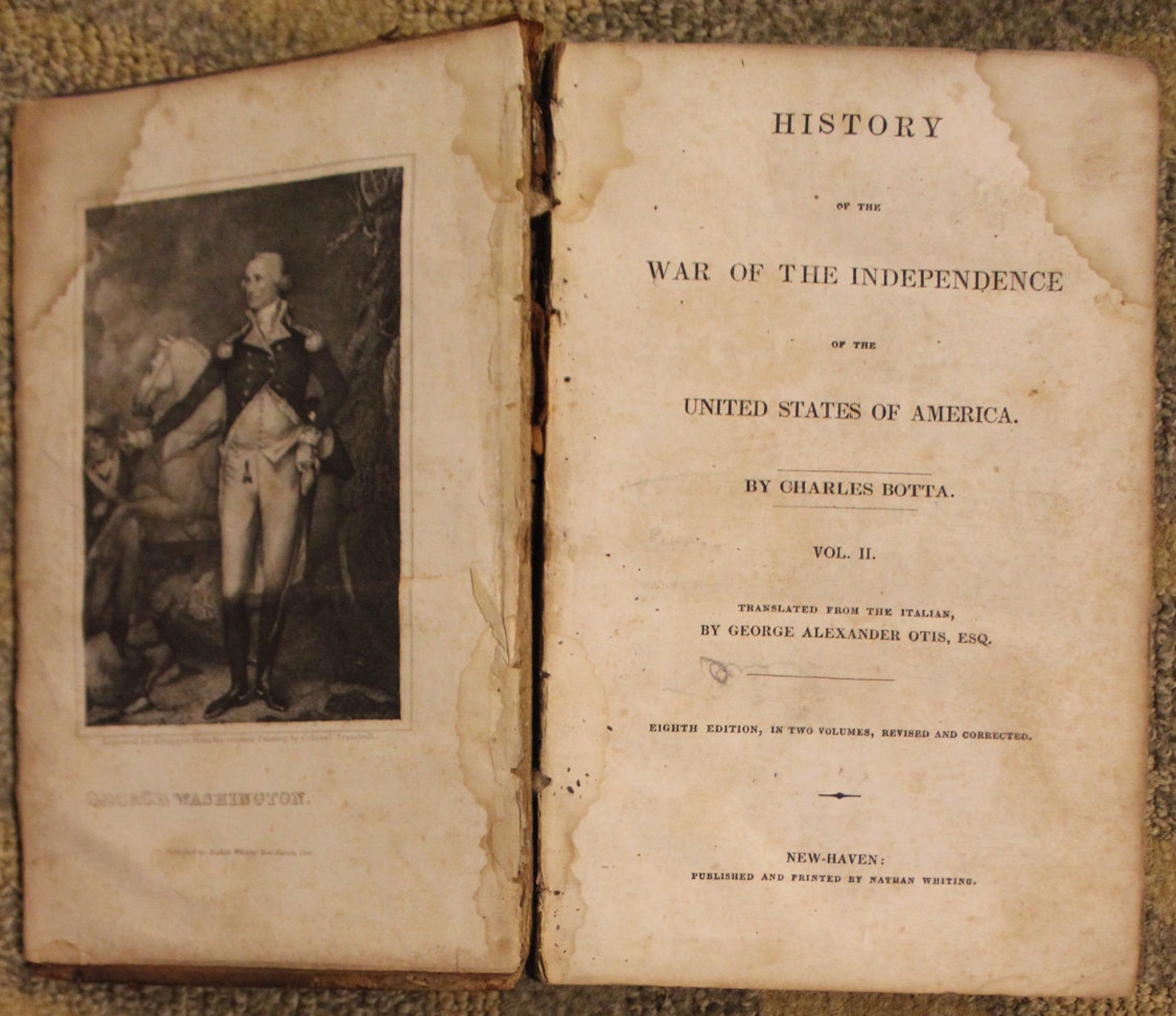 History of the War of the Independence of the United States of - Etsy