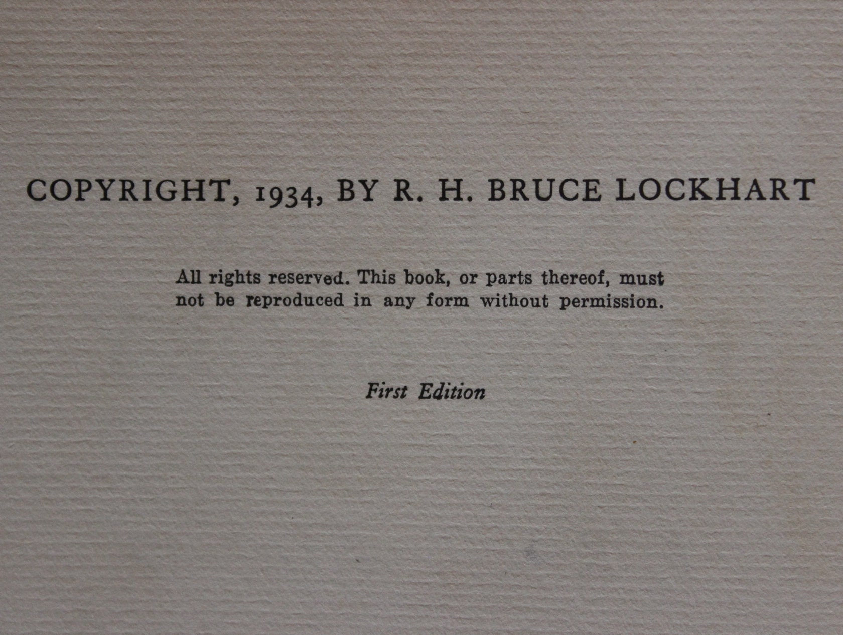 Retreat From Glory | R.H. Bruce Lockhart (1934, First Edition) - Etsy