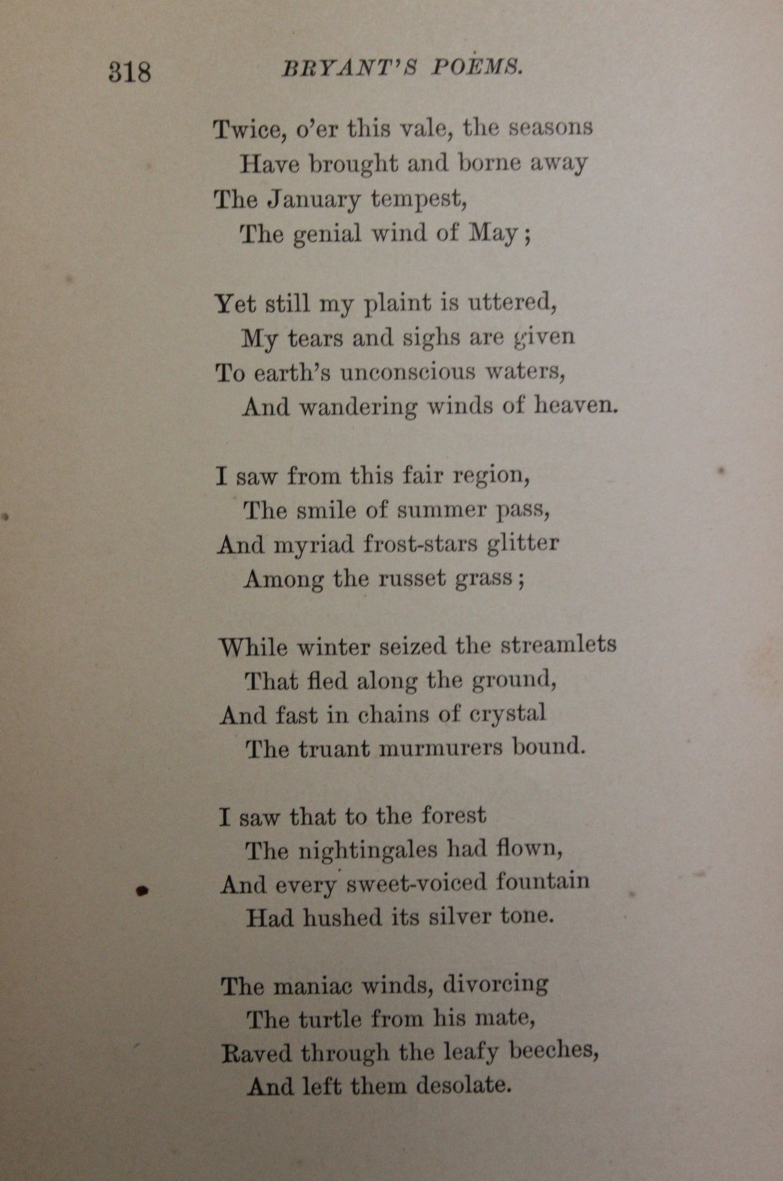 Poems of William Cullen Bryant With Biographical Sketch by Nathan Haskell Dole William Cullen ...