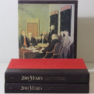 200 Years: A Bicentennial Illustrated History of the United - Etsy
