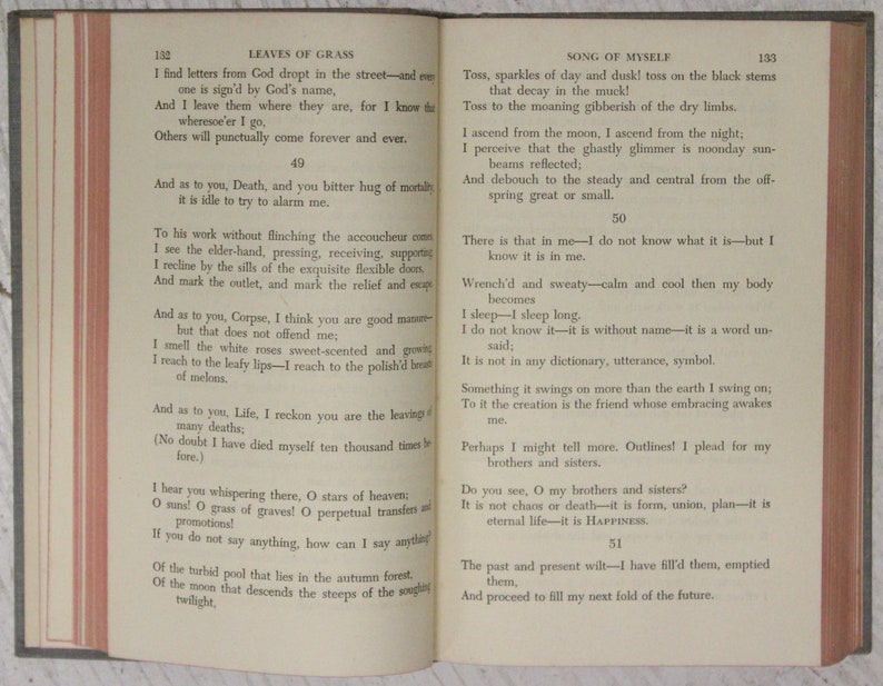 Walt Whitman Mark Van Doren MCMXLV 1945 the Viking - Etsy