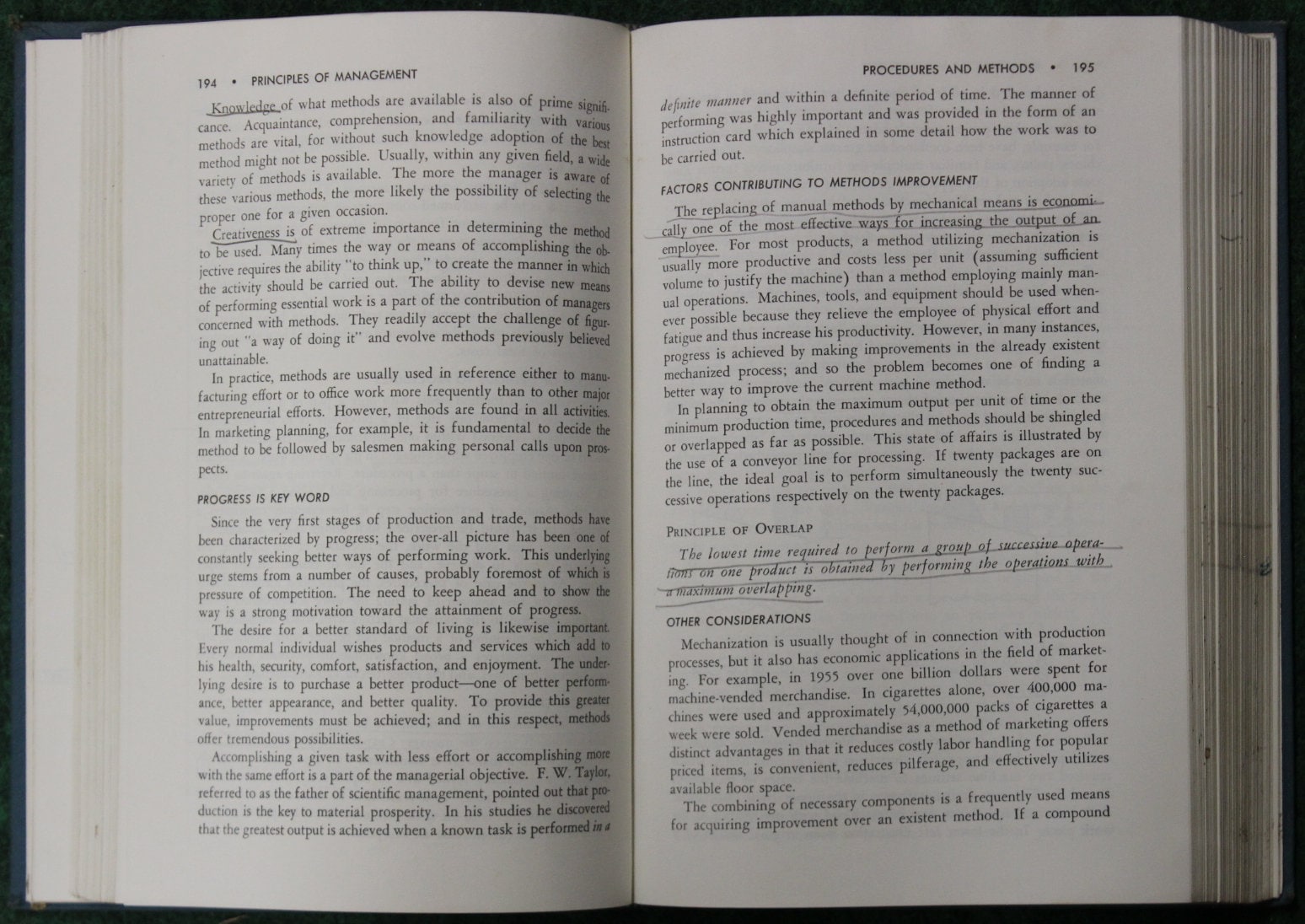 Principles of Management George R. Terry, Ph. D. 1957, Richard D. Irwin ...