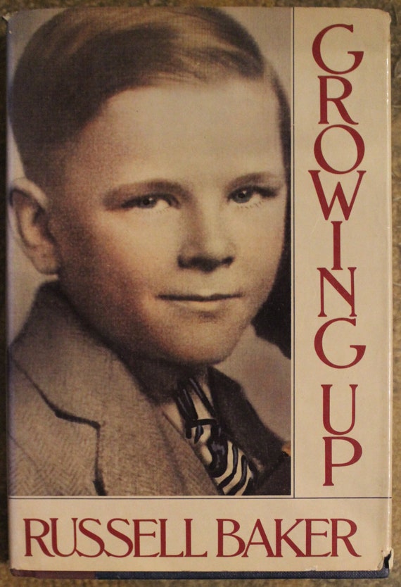 Growing up Russell Baker 1982 First Edition Ninth - Etsy UK