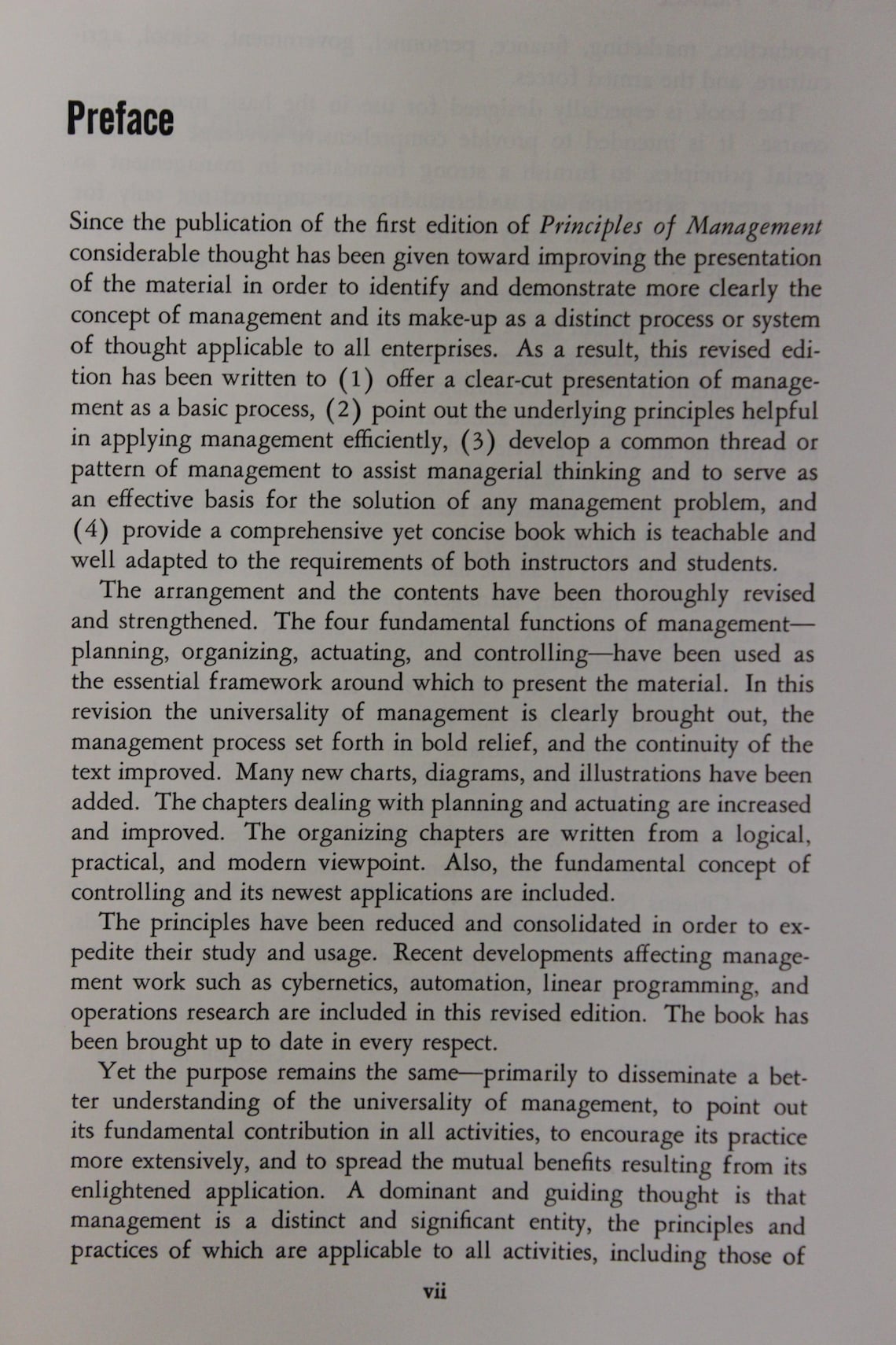 Principles of Management George R. Terry Ph. D. 1957 | Etsy