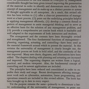 Principles of Management George R. Terry, Ph. D. 1957, Richard D. Irwin ...