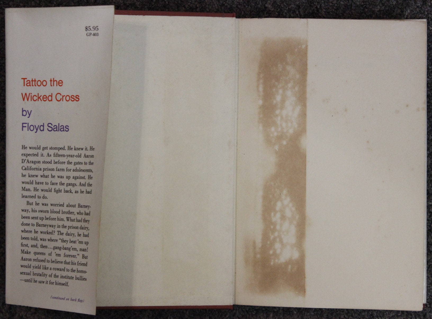 Tattoo the Wicked Cross | Floyd Salas (1967, Grove Press, Inc., First ...