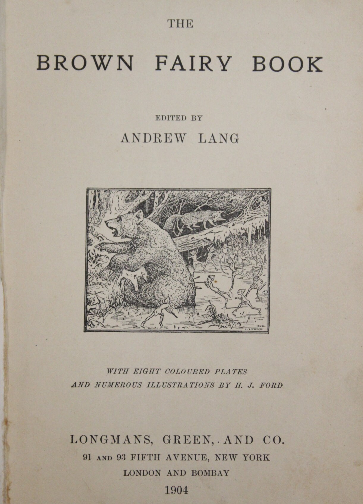 The Brown Fairy Book Andrew Lang W/ Illustrations by Henry Ford 1904 ...