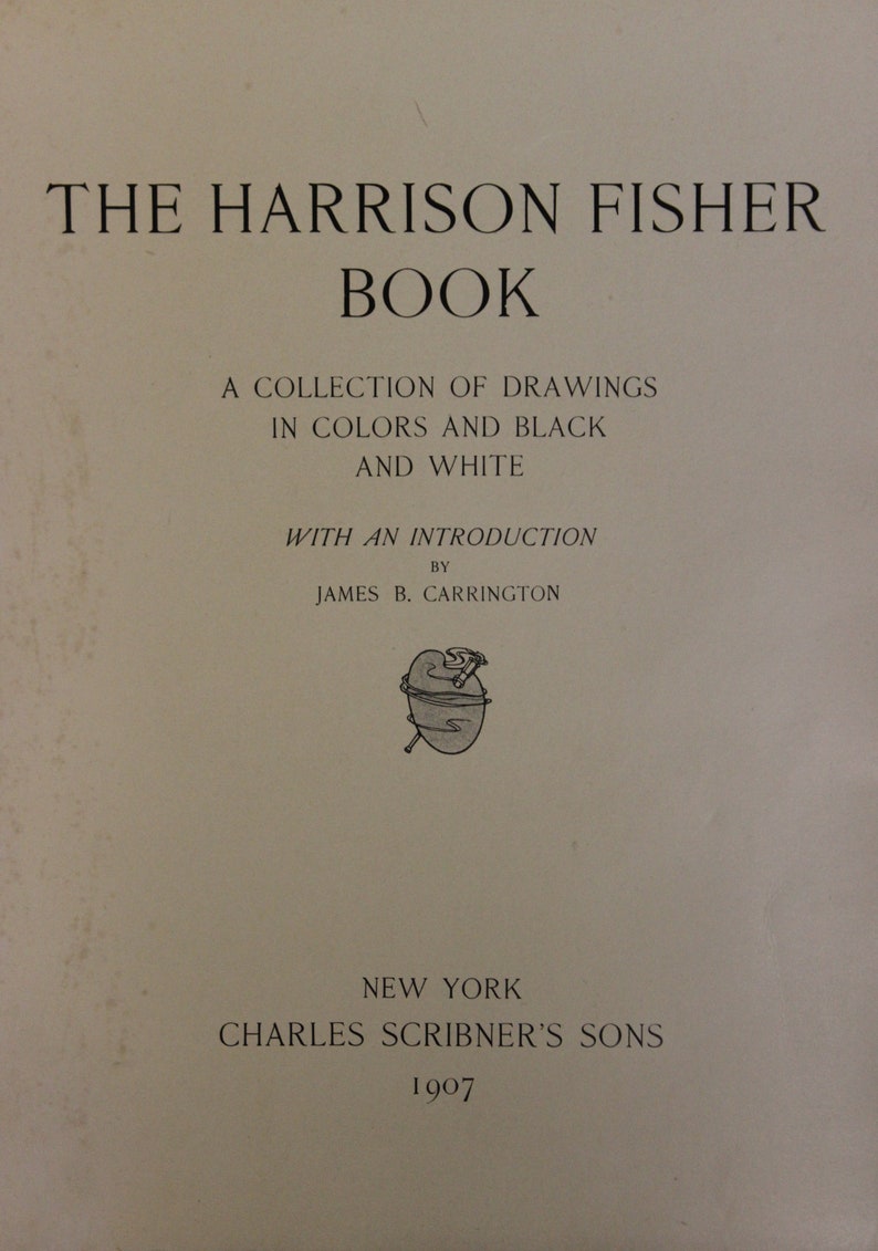 The Harrison Fisher Book: A Collection of Drawings in Colors Black and ...