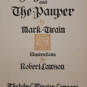The Prince and the Pauper | Mark Twain W/ Illustrations by Robert ...