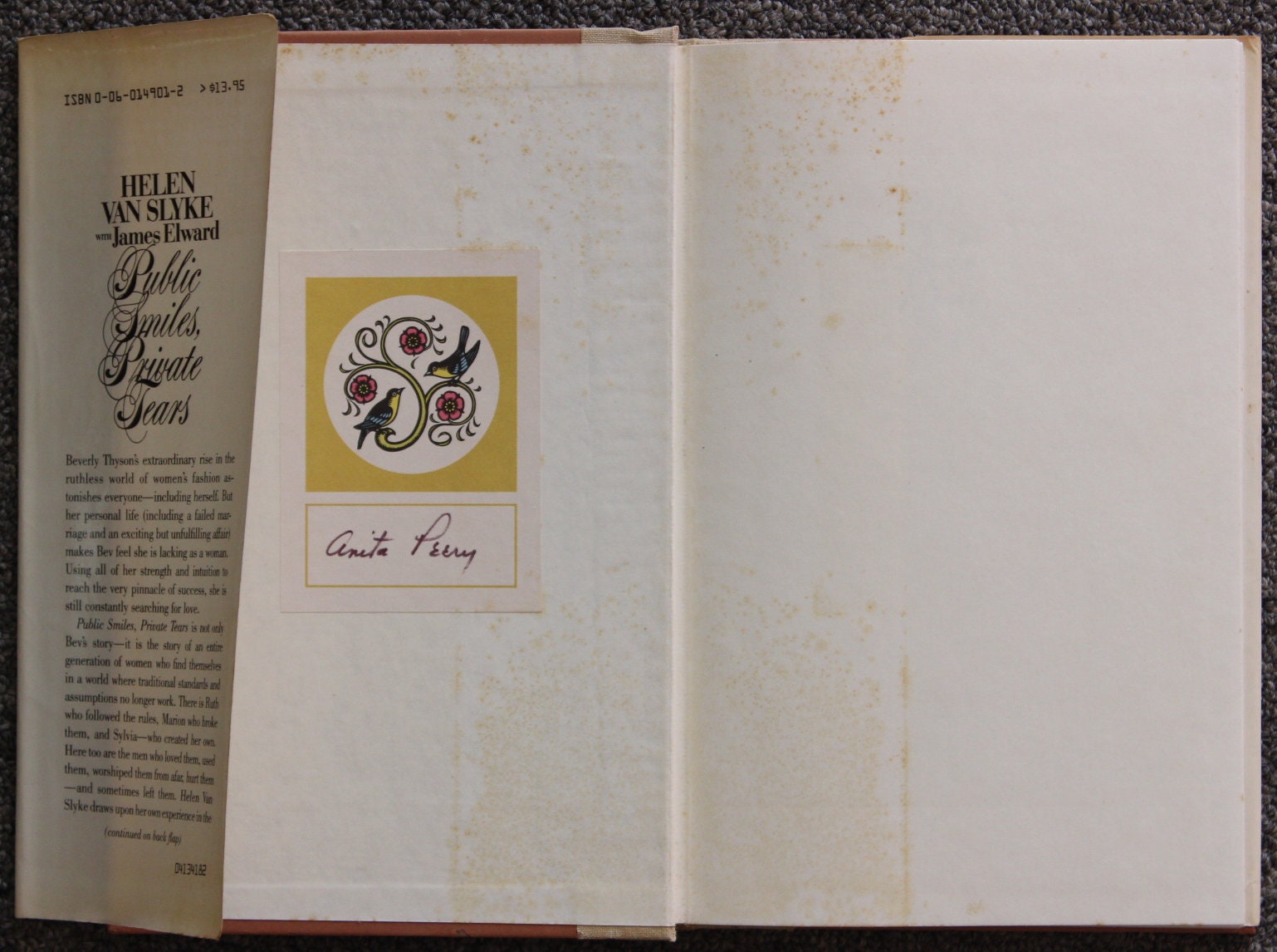 Public Smiles Private Tears Helen Van Slyke James Elward - Etsy