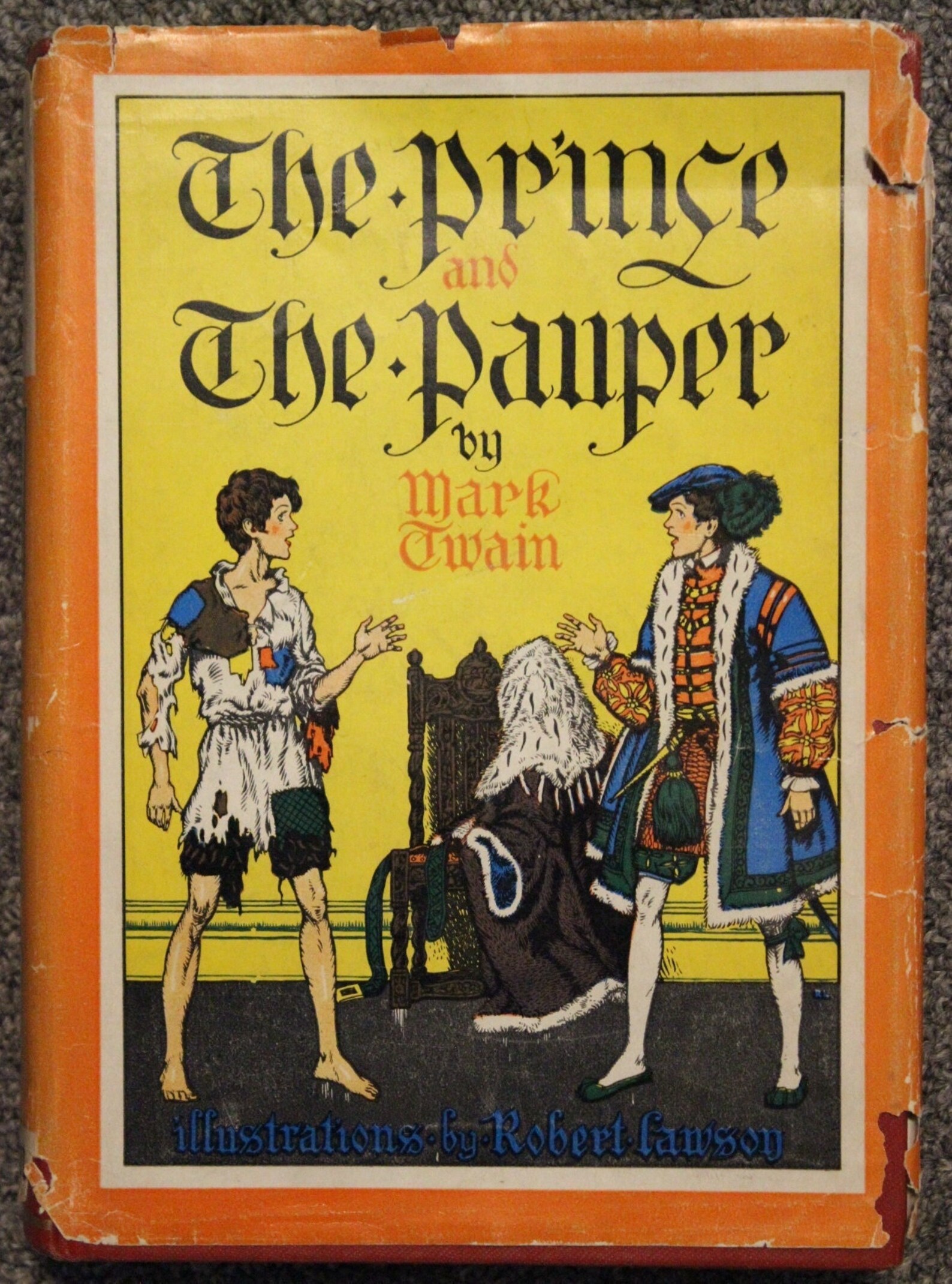 The Prince and the Pauper Mark Twain W/ Illustrations by Robert Lawson ...
