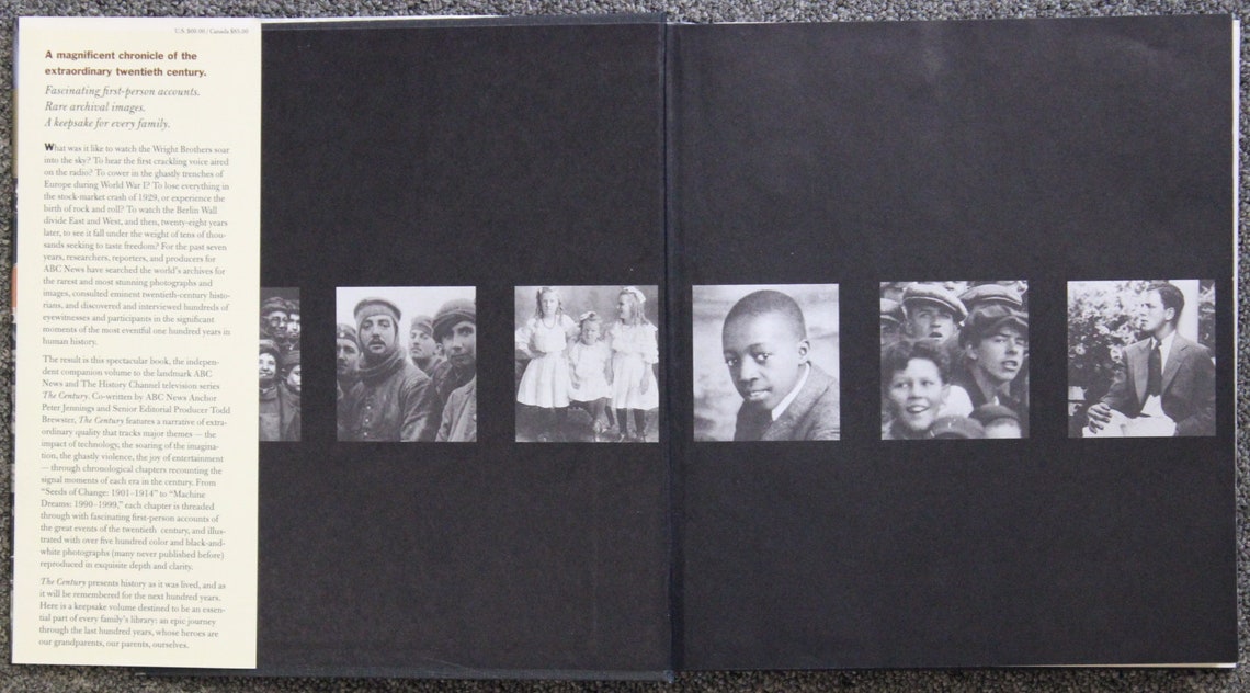 The Century Peter Jennings Todd Brewster 1998 Doubleday | Etsy