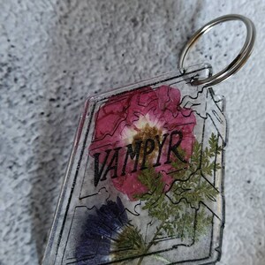 Real Dried Flowers Encased in Resin Buffy Themed Keychains - Etsy