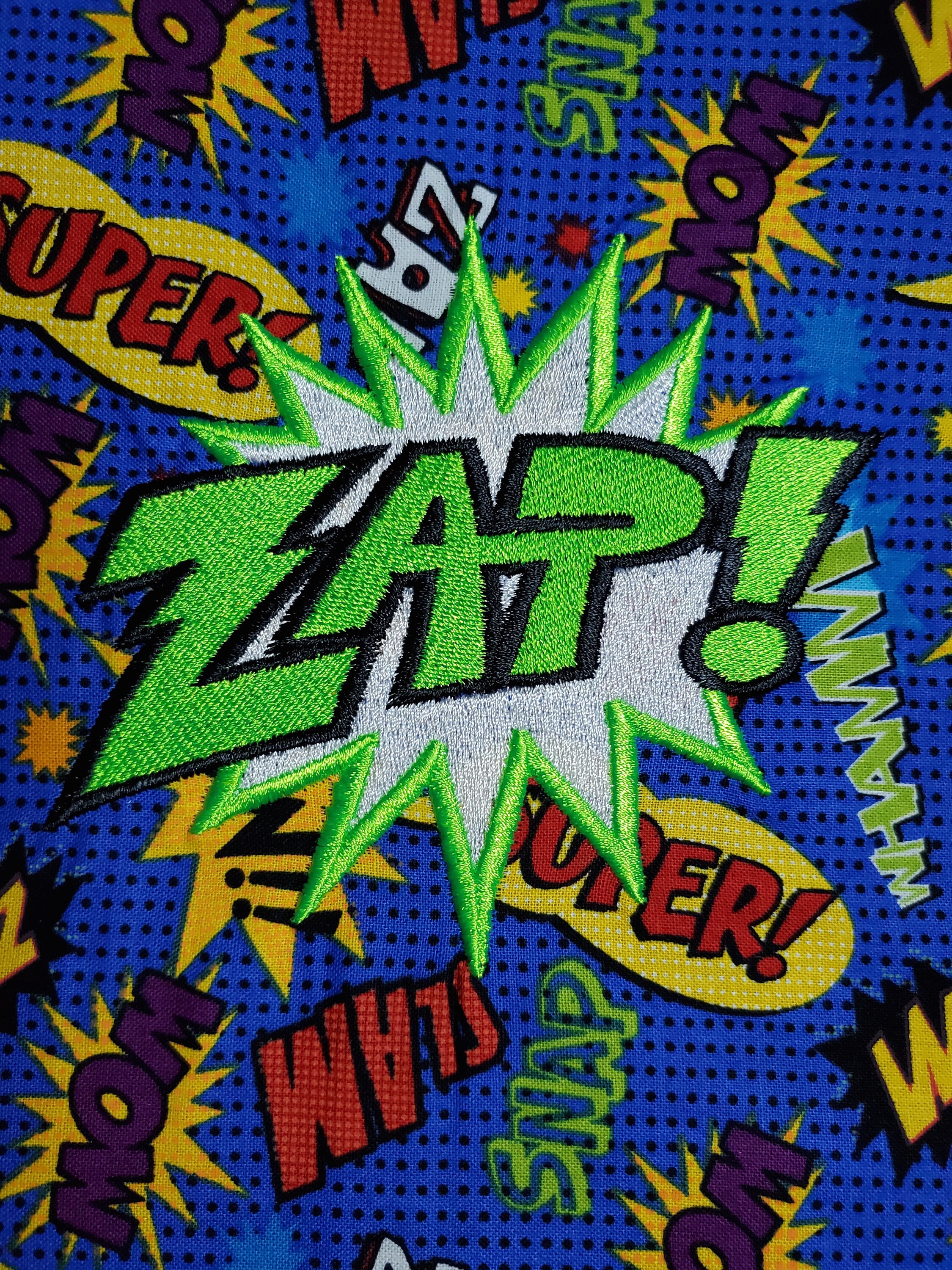 ZAP Comic Book Composition Book Cover, Journal, Recipie Book, School ...