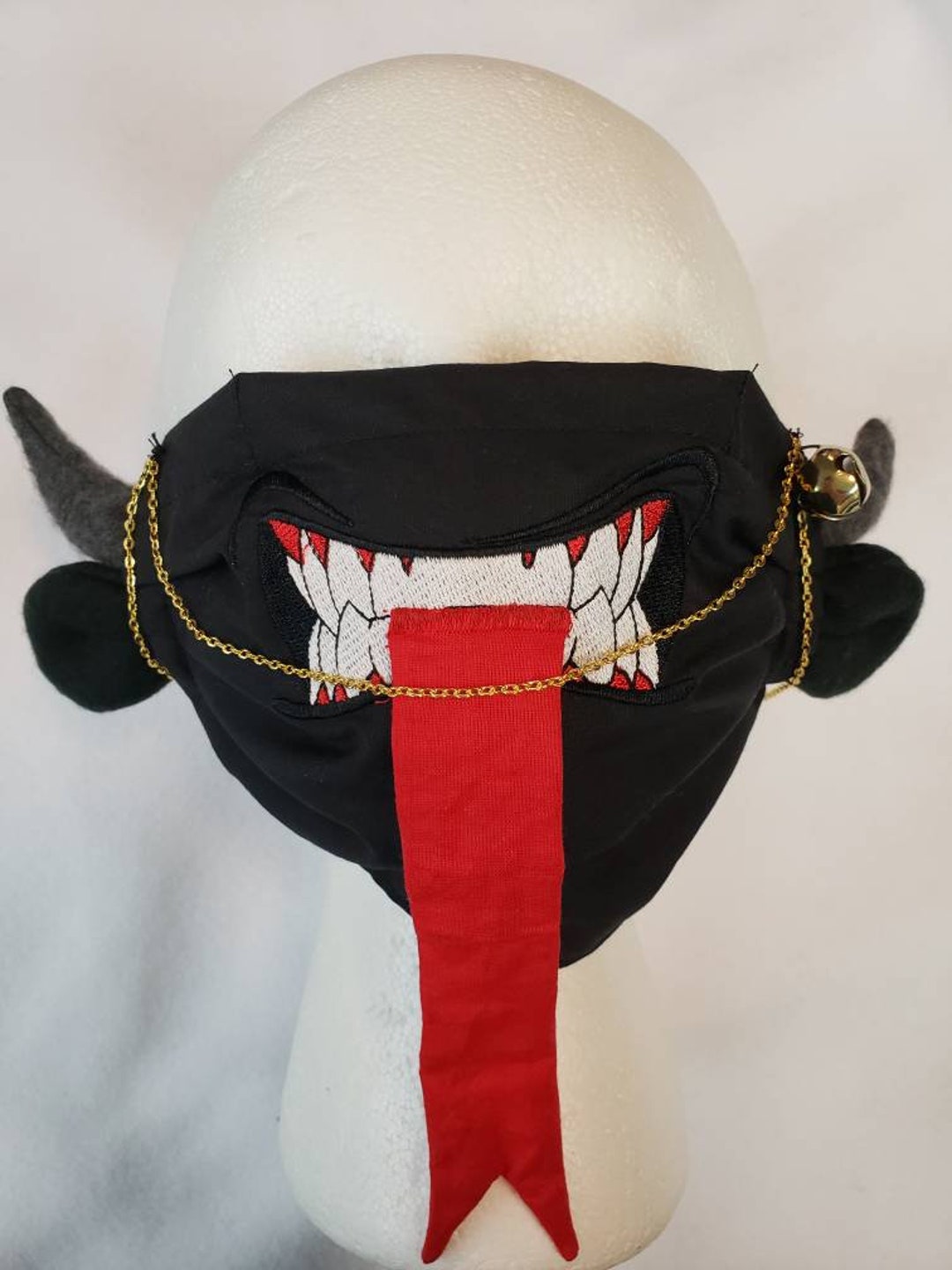 Krampus Face Mask - Etsy