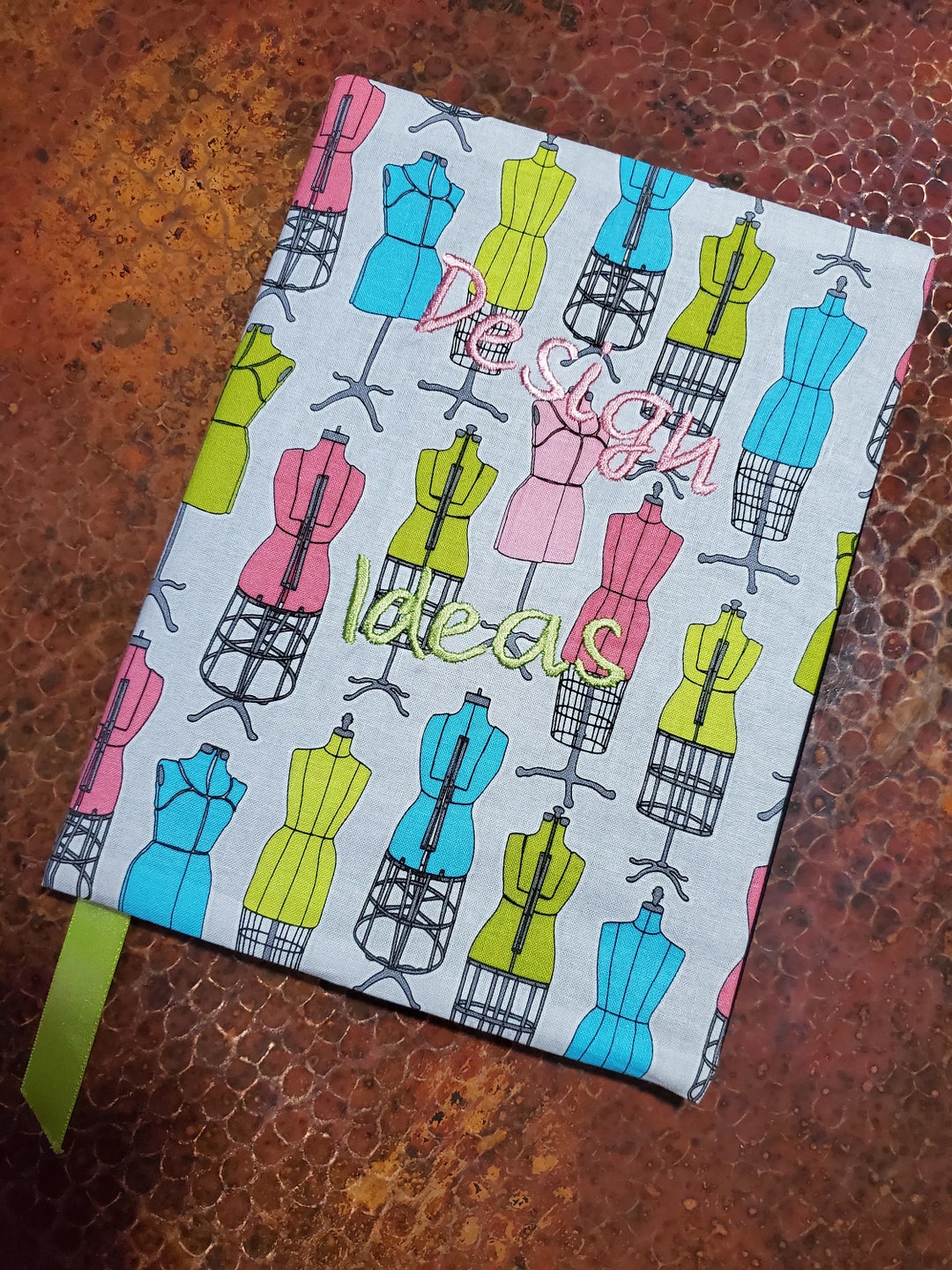 Design Ideas Dress Form Composition Book Cover, Journal, Recipie Book ...