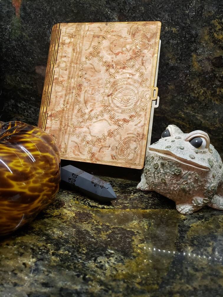 Wooden Spell Book Box - Etsy