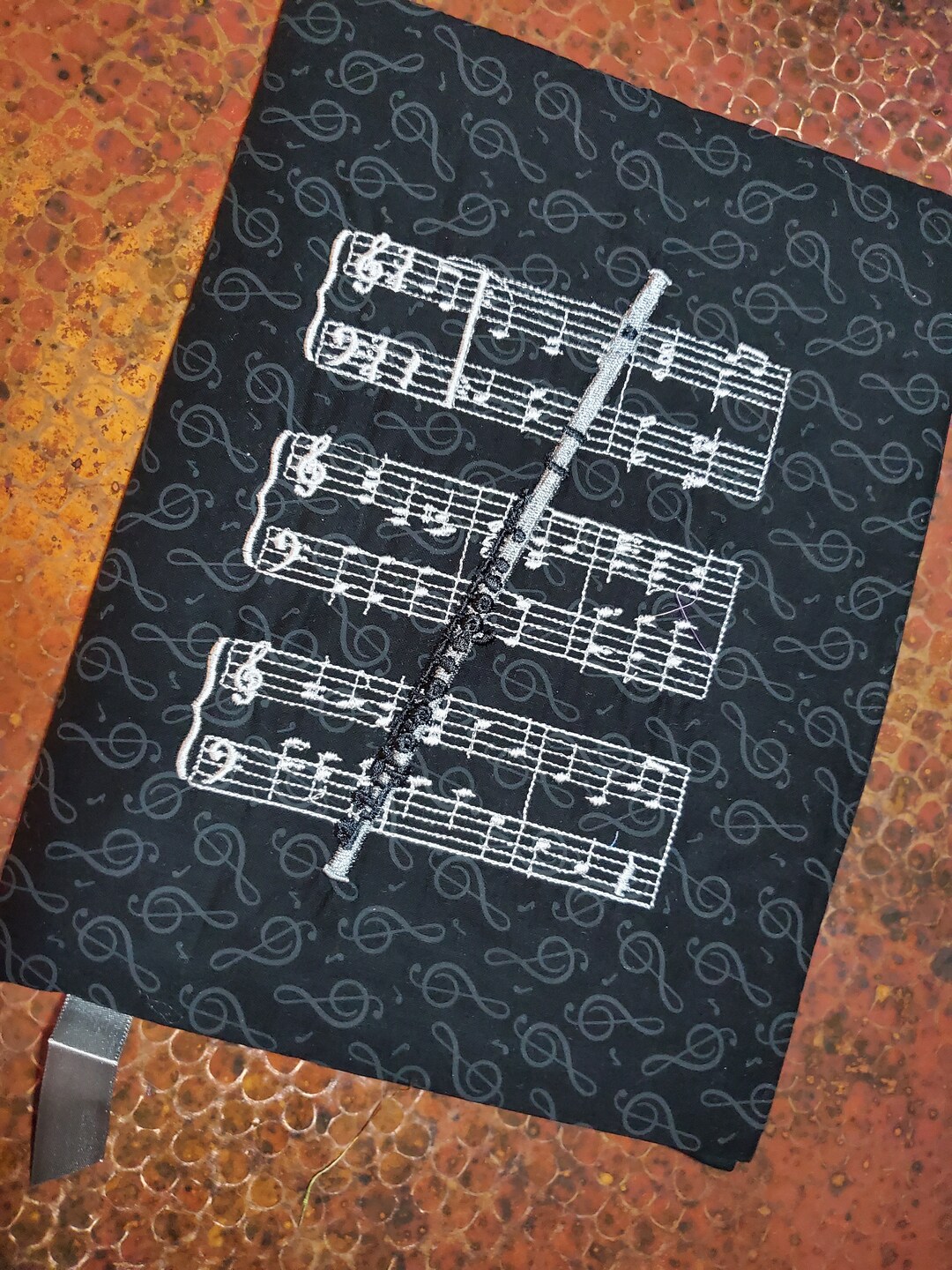 Flute Music Composition Book Cover, Journal, Recipie Book, School Book ...