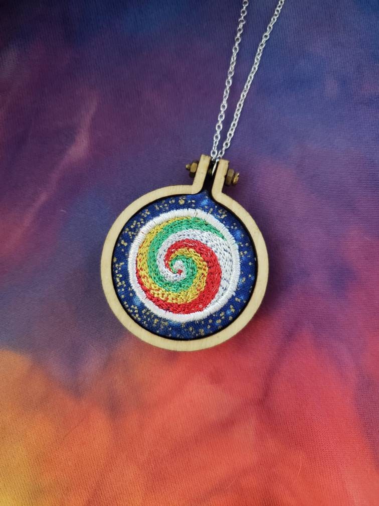 Firefly Inspired Kaylee Umbrella Swirl Embroidered Necklace - Etsy