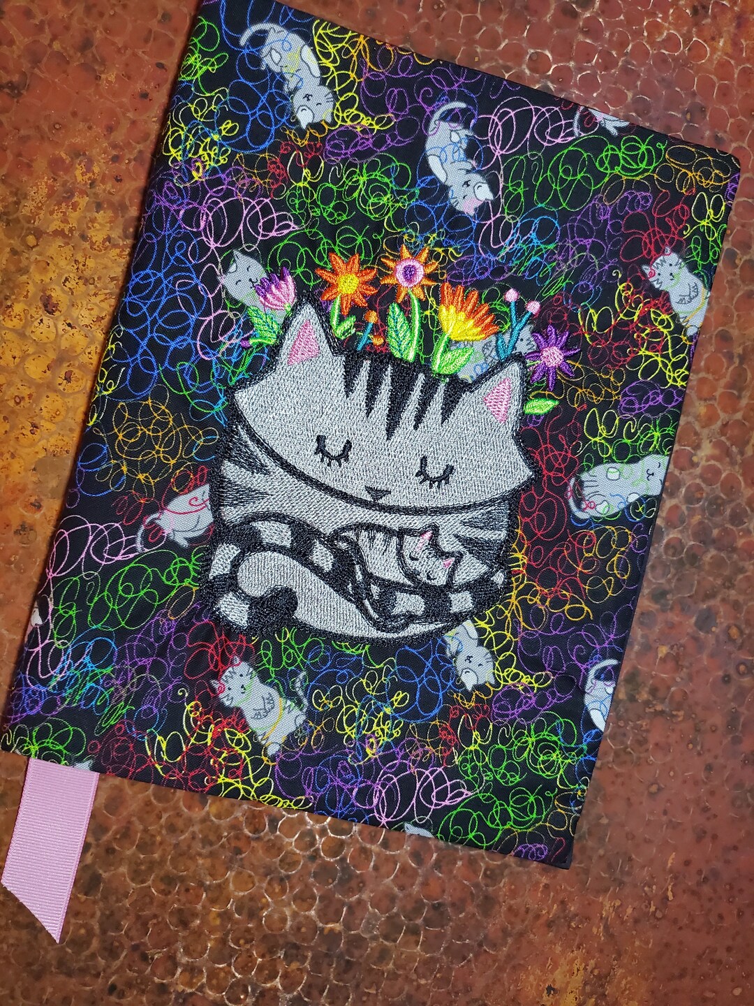 Cute Cat Composition Book Cover, Journal, Recipie Book, School Book ...