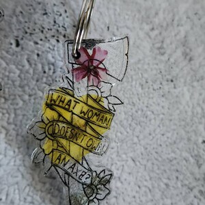 Real Dried Flowers Encased in Resin Buffy Themed Keychains - Etsy