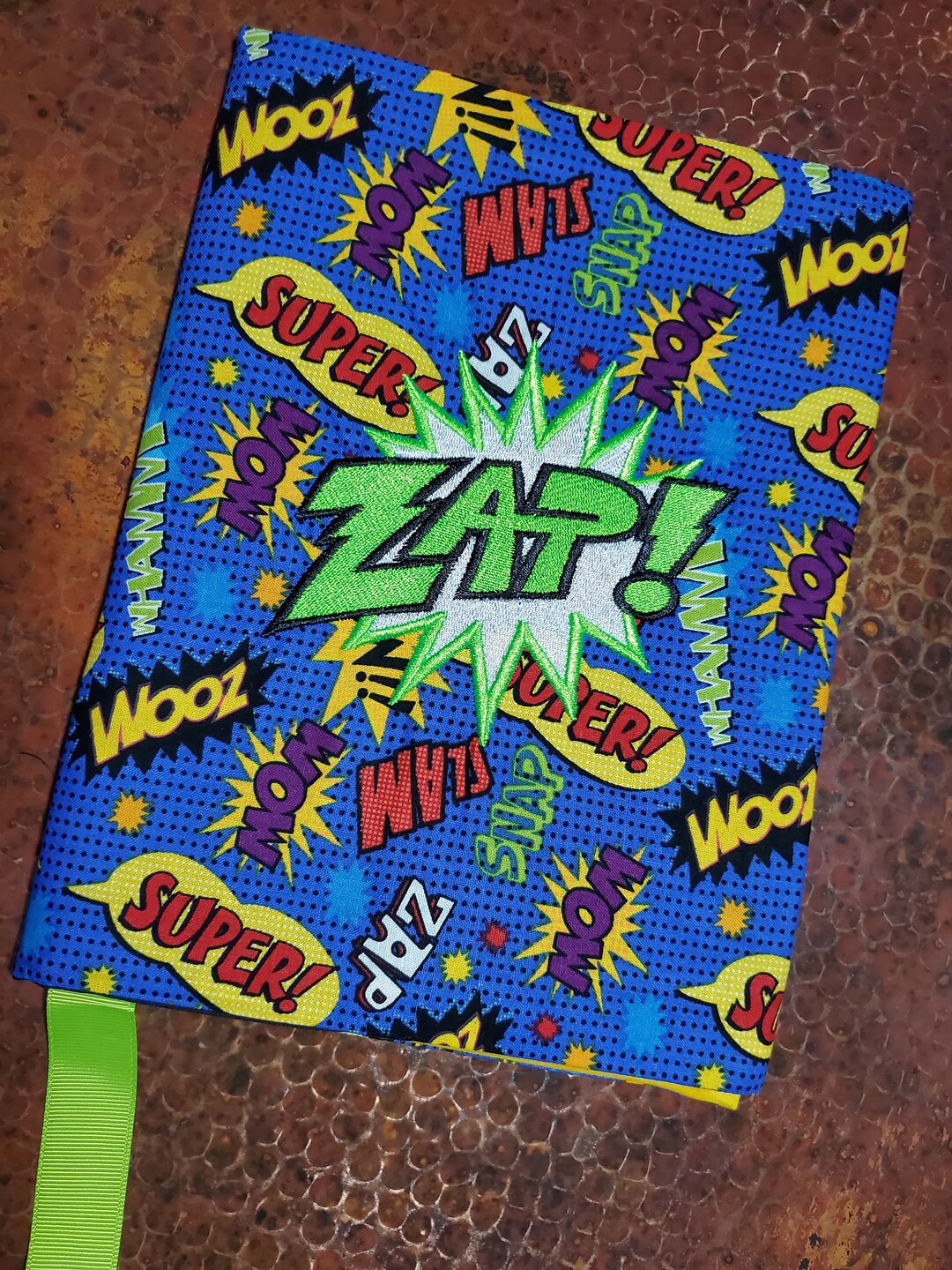 ZAP Comic Book Composition Book Cover, Journal, Recipie Book, School ...