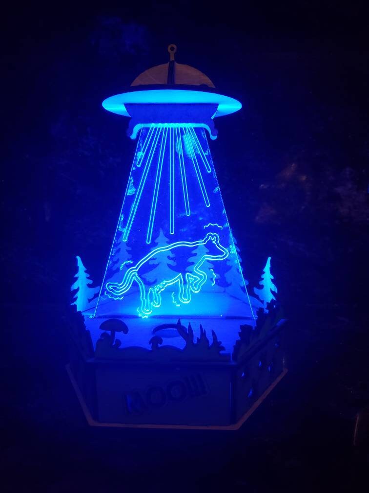 Beam Me up Cow Alien Abduction Night Light - Etsy