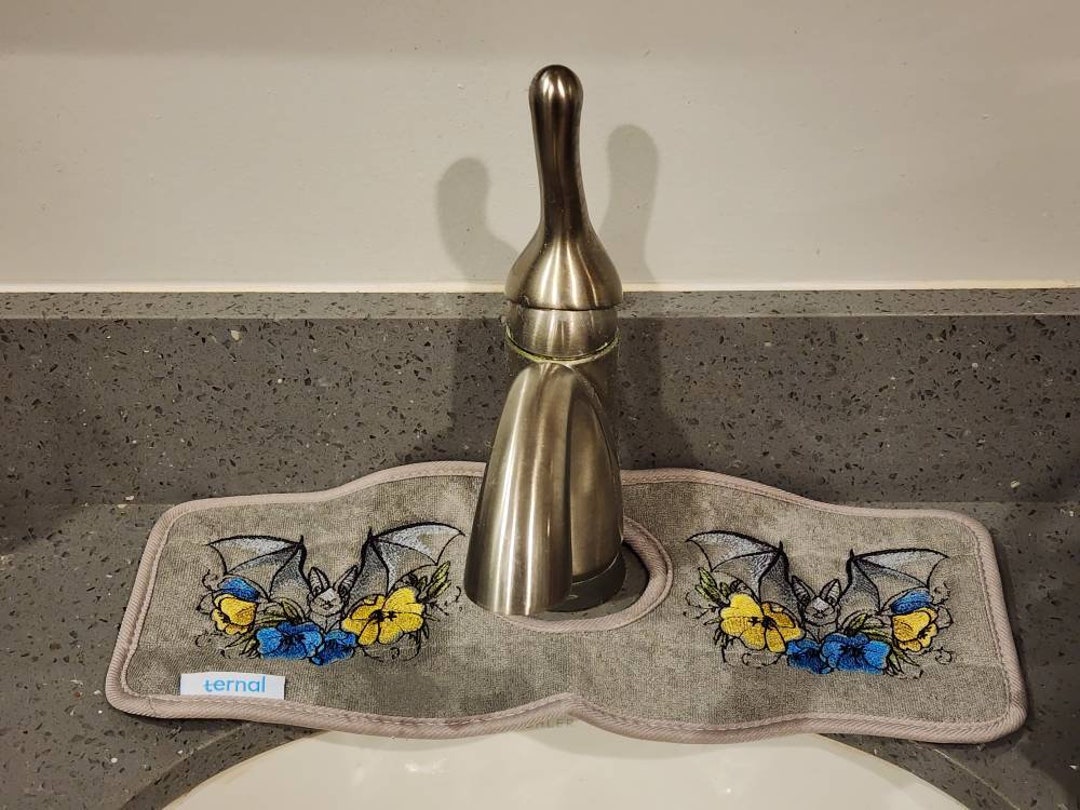 Floral Bats Sink Water Catching Cloth - Etsy