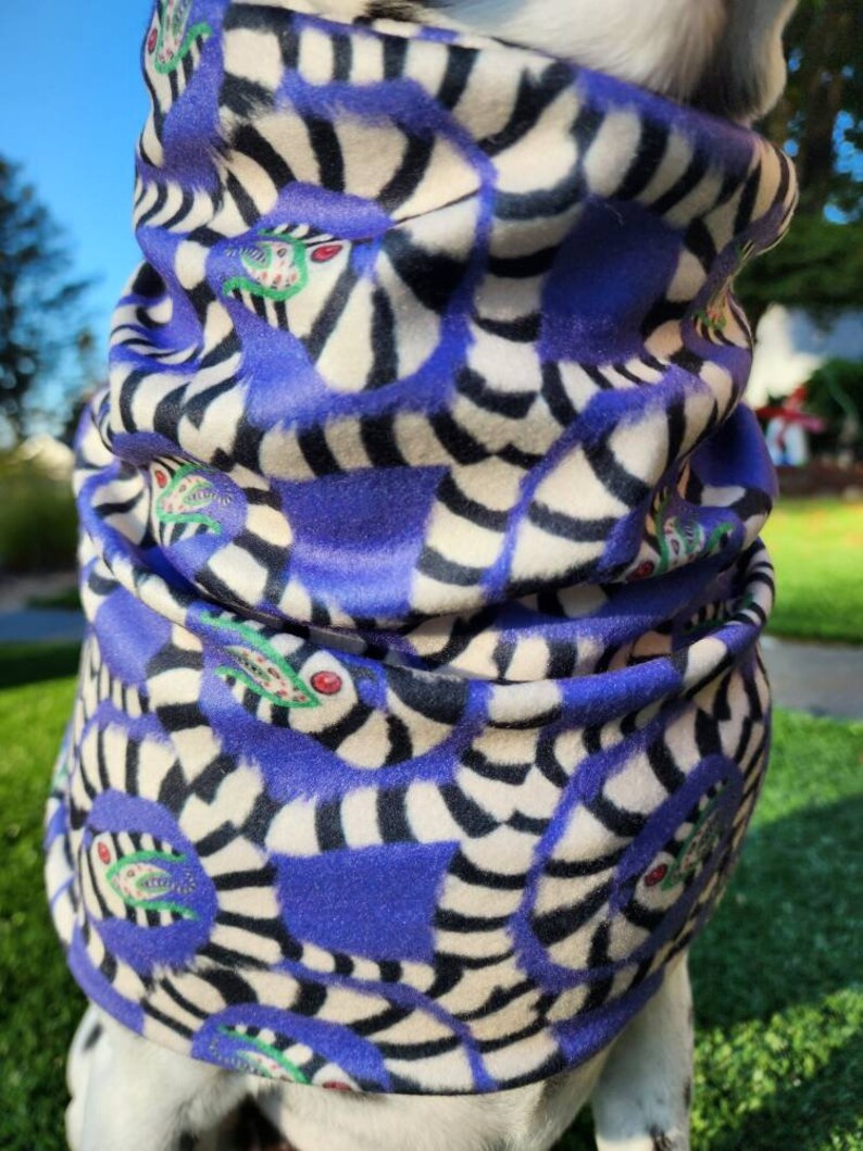 Sandworm Beetlegeuse Beetlejuice Inspired Fleece Dog Embroidered Dog ...