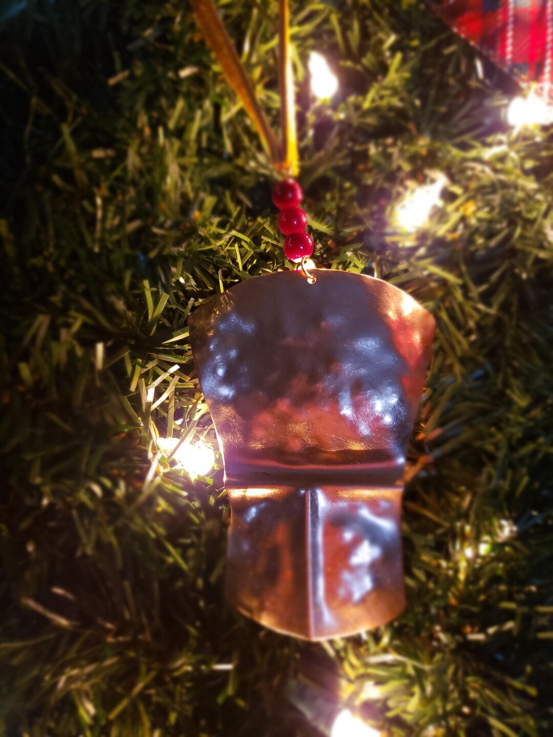 Tlingit Made , Hand Hammered Big Copper Tinnah CHRISTAMS ORNAMENT ...