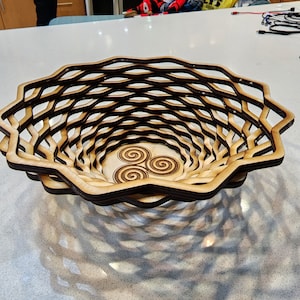Bundle: 8 Stacked 12-point Laser Cut Basket Designs. SVG, DXF, PDF ...