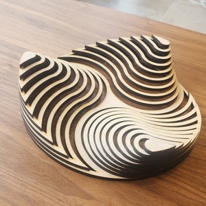 Yin Yang Laser Cut Basket Design: SVG, PDF, DXF Files - Etsy